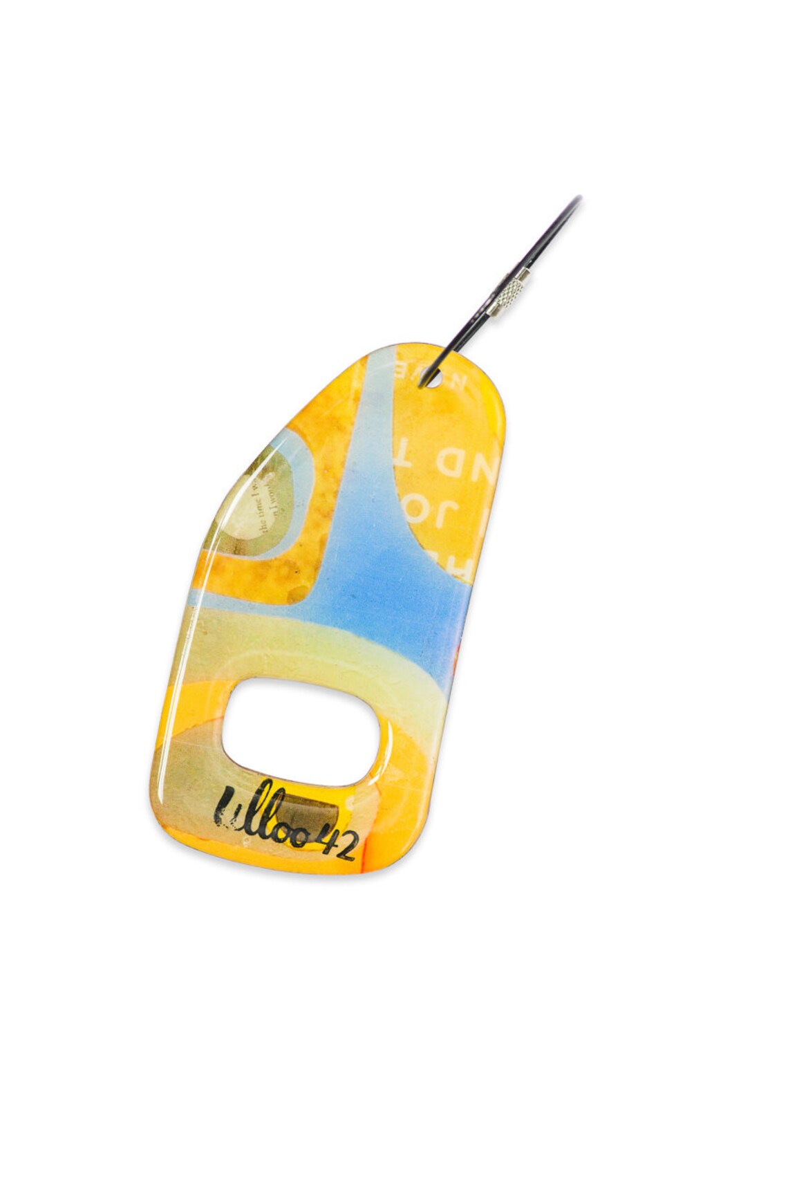 Pop Art Key Ring, Functional Art Keyring, Durable Keyring, Unique ...