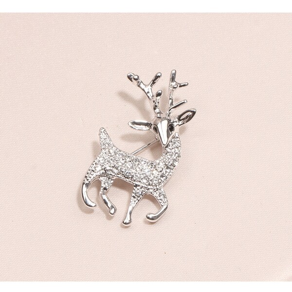 Deer Brooch - Etsy