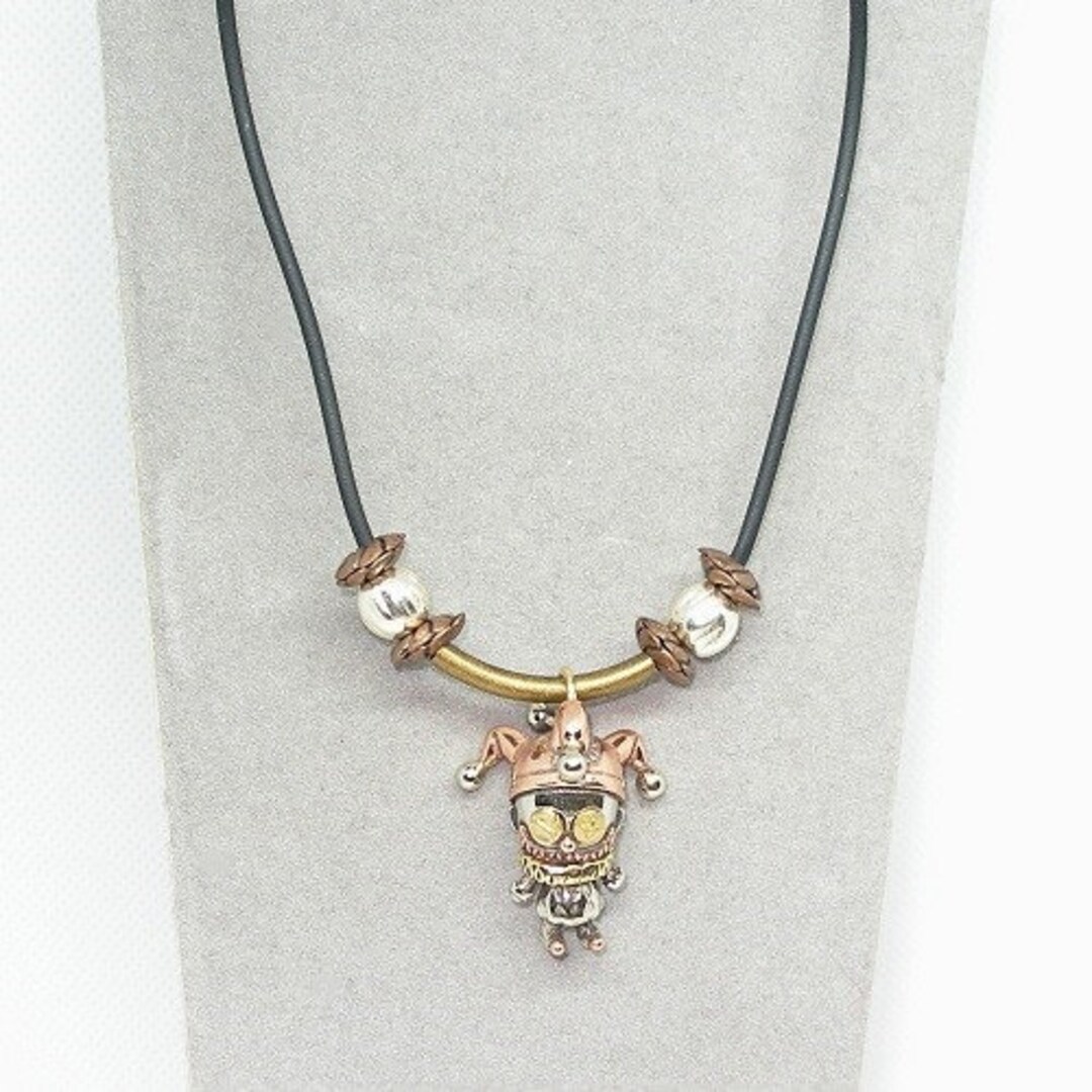 Creepy Clown Necklace Quirky Horror Jewelry Funky Circus Pendant ...