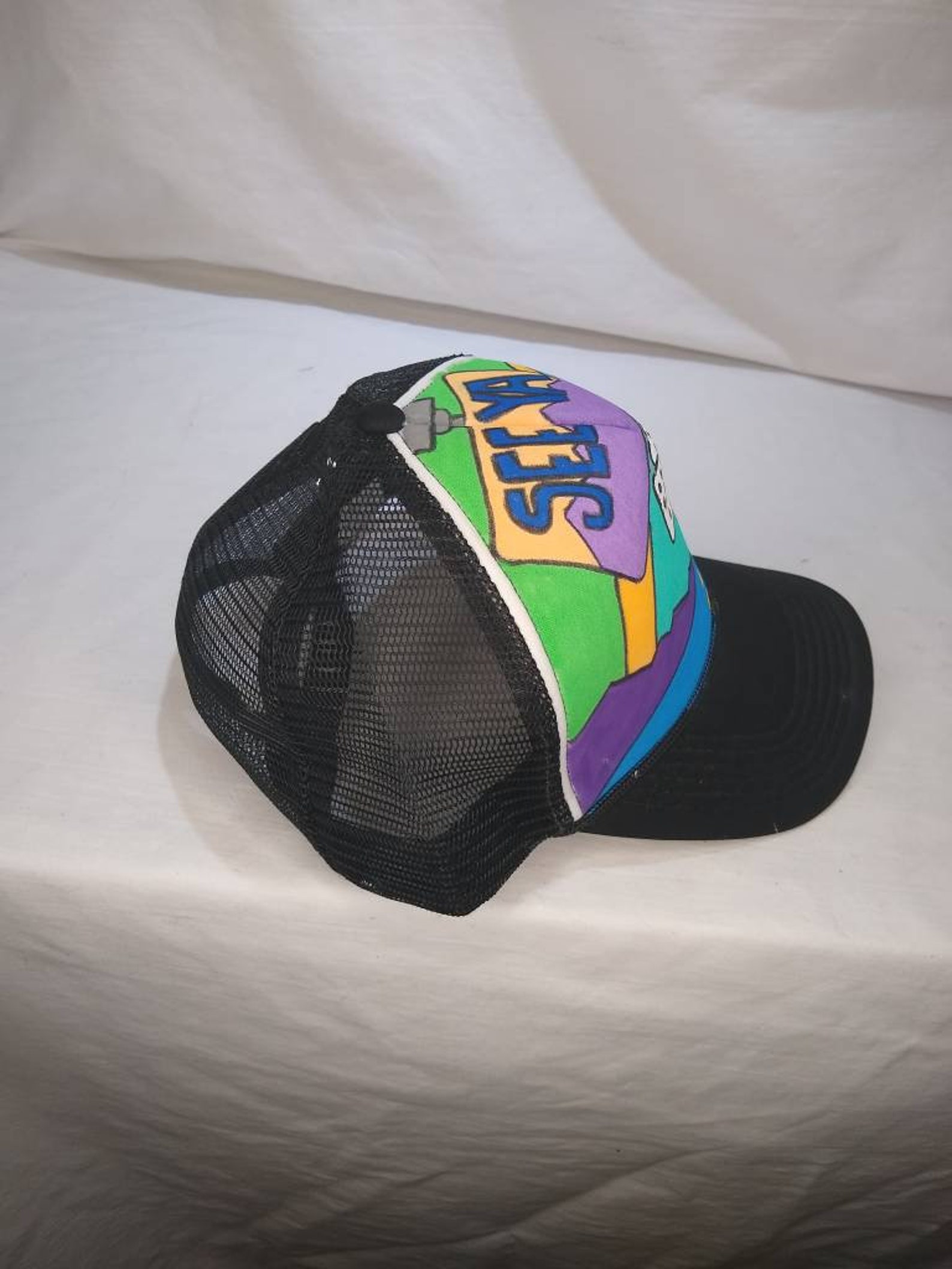 Hand Painted Trucker Hat See Ya - Etsy