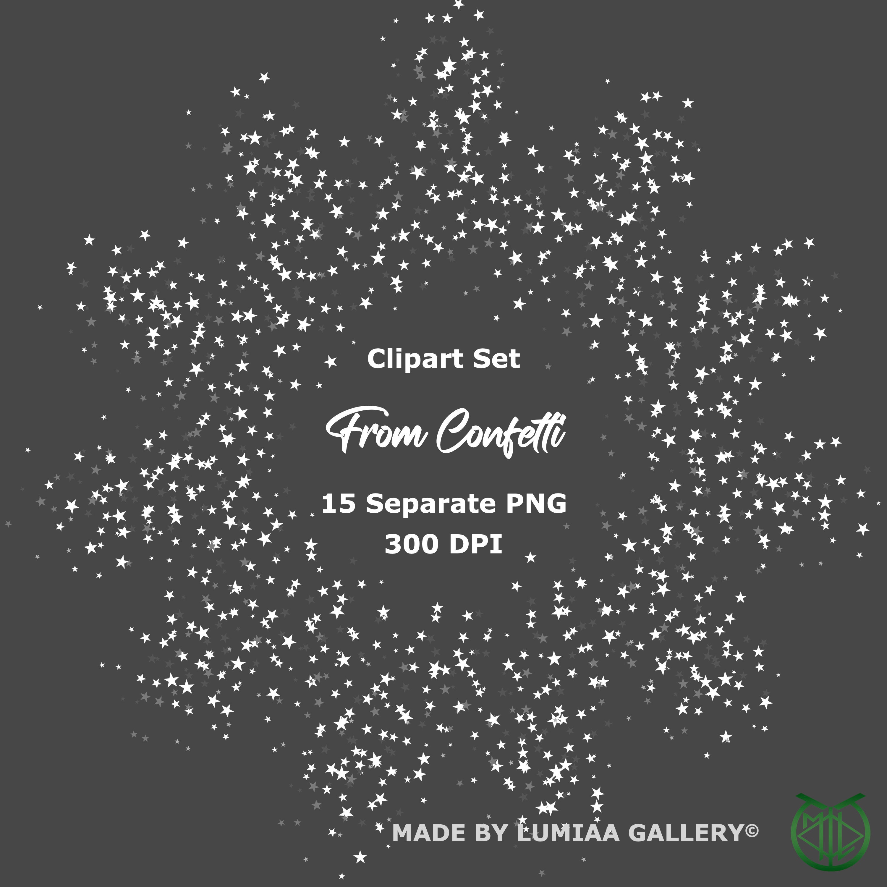 Transparent Background CLIPART Set of Frames and Wreaths Made of Silver ...