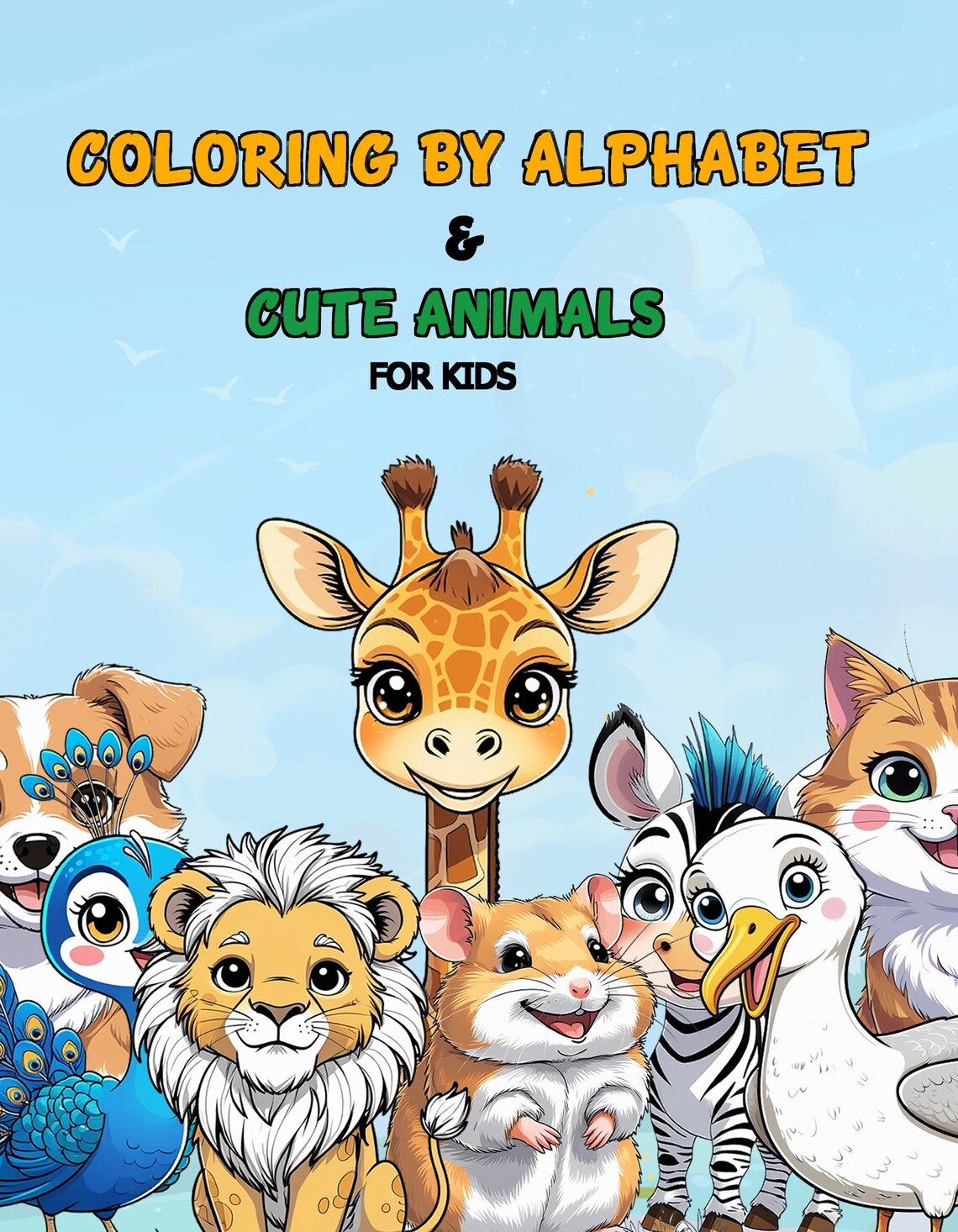Coloring by Alphabet| Cute Animal Coloring Pages for Kids | Alphabet ...