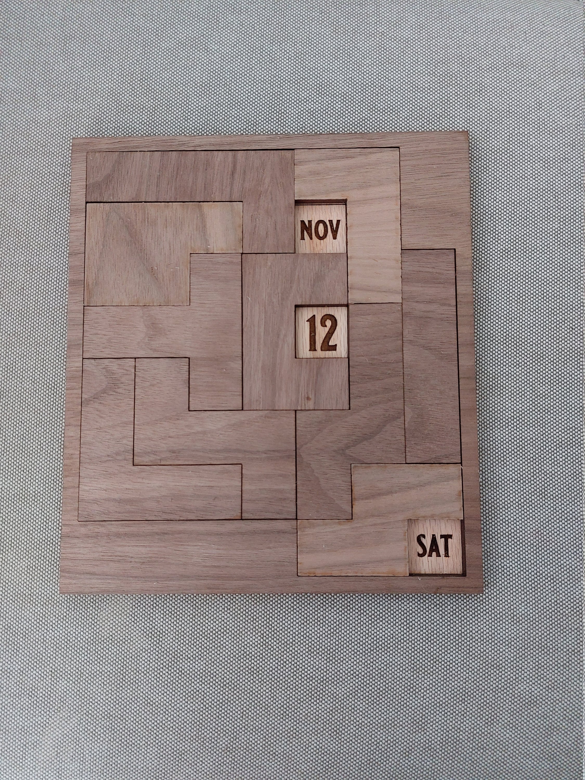 Challenging Perpetual Calendar Puzzle - Etsy