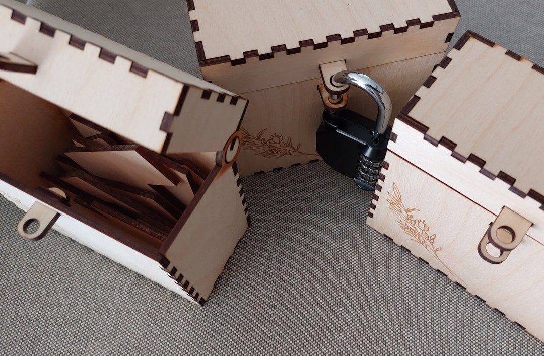 Hinged Box With or Without Locks - Etsy