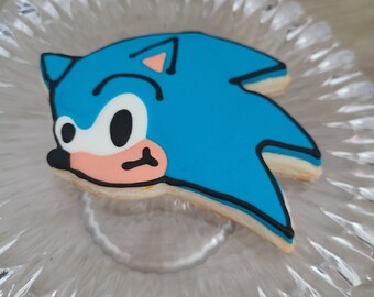Sonic the Hedgehog Inspired Sugar Cookies - Etsy
