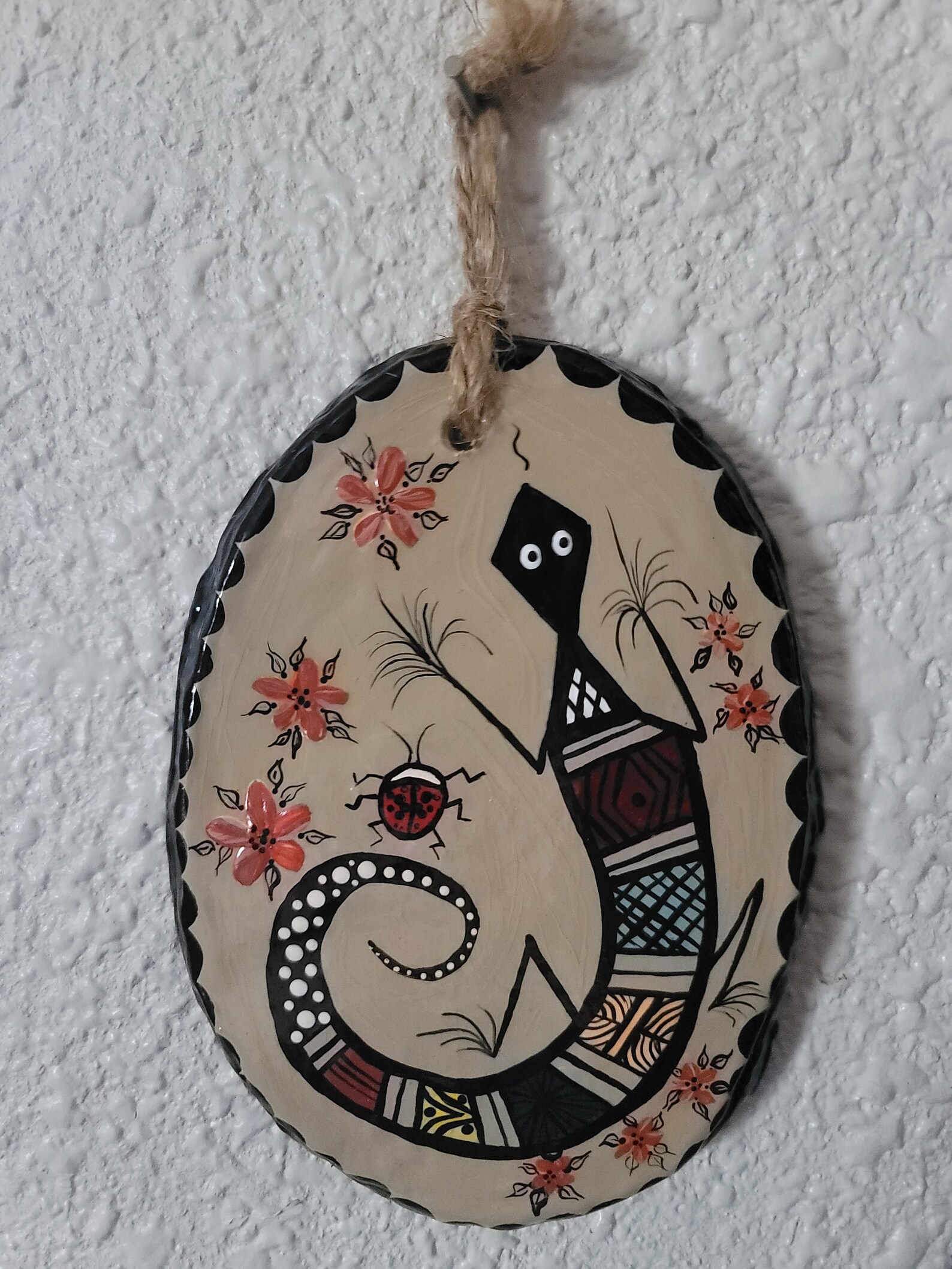Native American Pottery Lizard Wall Hanging - Etsy