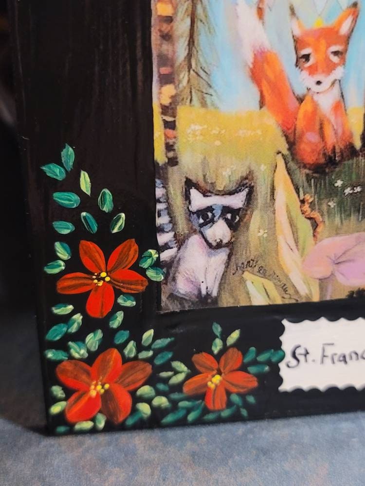 St Francis of Assisi Picture Wall Hanging Retablo - Etsy