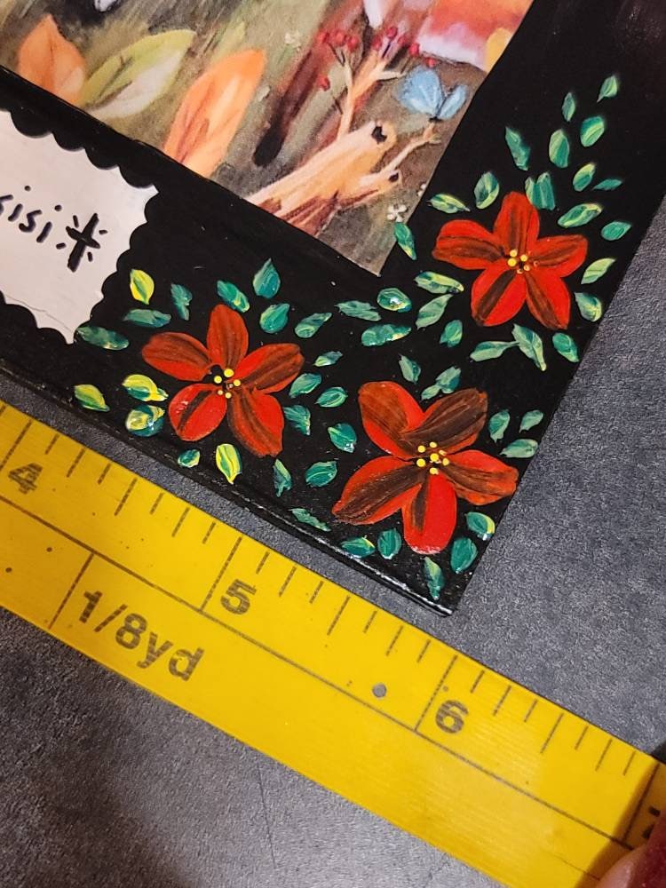 St Francis of Assisi Picture Wall Hanging Retablo - Etsy