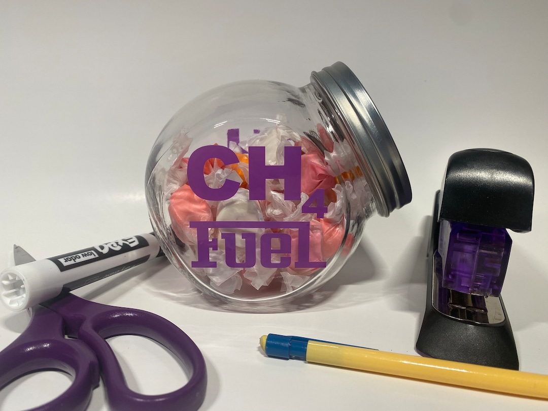 Funny Science Teacher Gift Methane CH4 Candy Treat Jar - Etsy