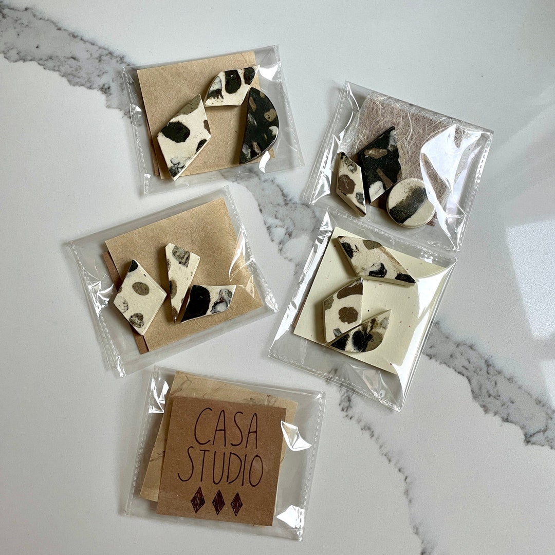 MYSTERY Magnet Set Set of 3 Modern Magnets Ceramic Magnets Small Gifts ...