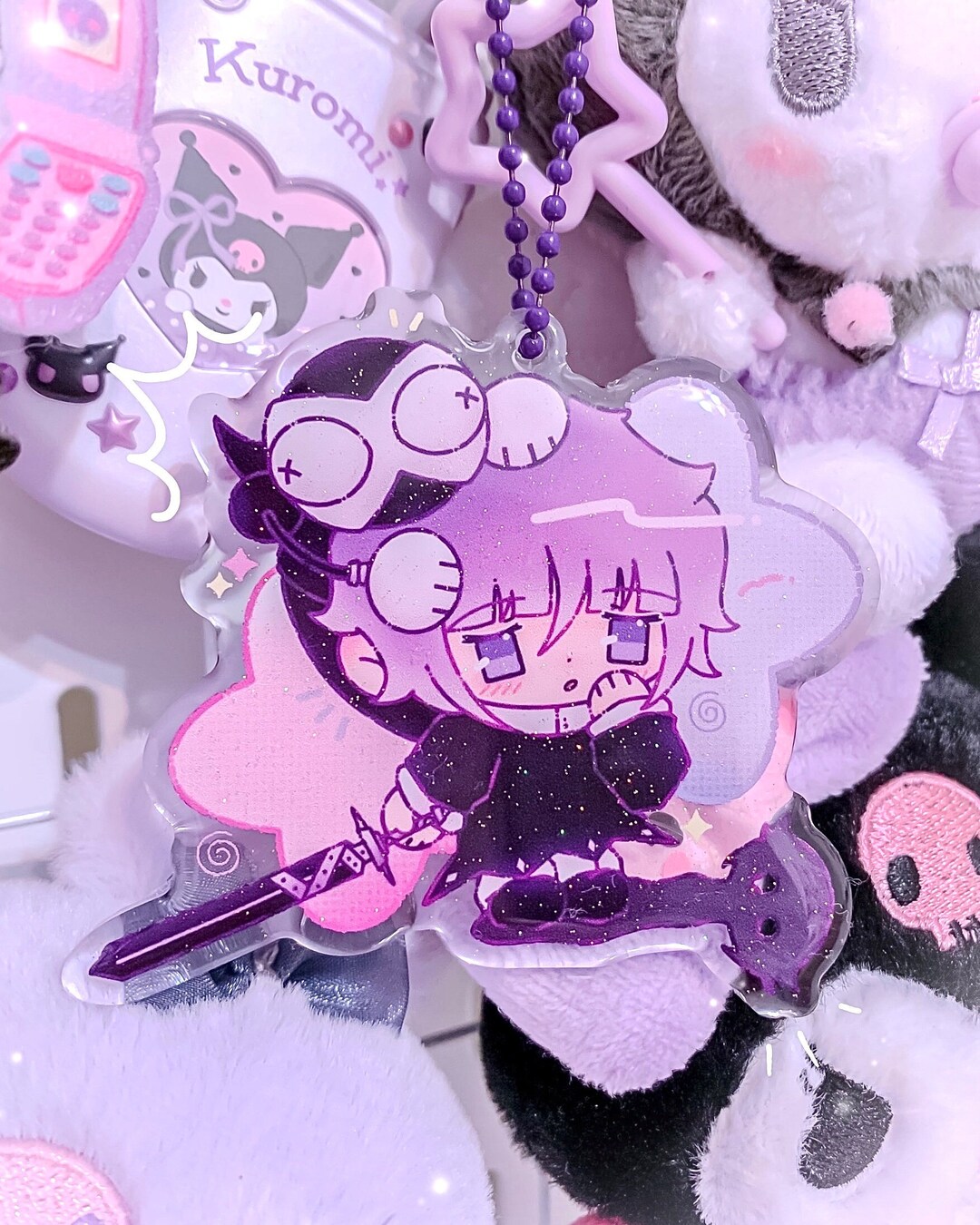 Soul Eater Crona | Acrylic Charm - Etsy