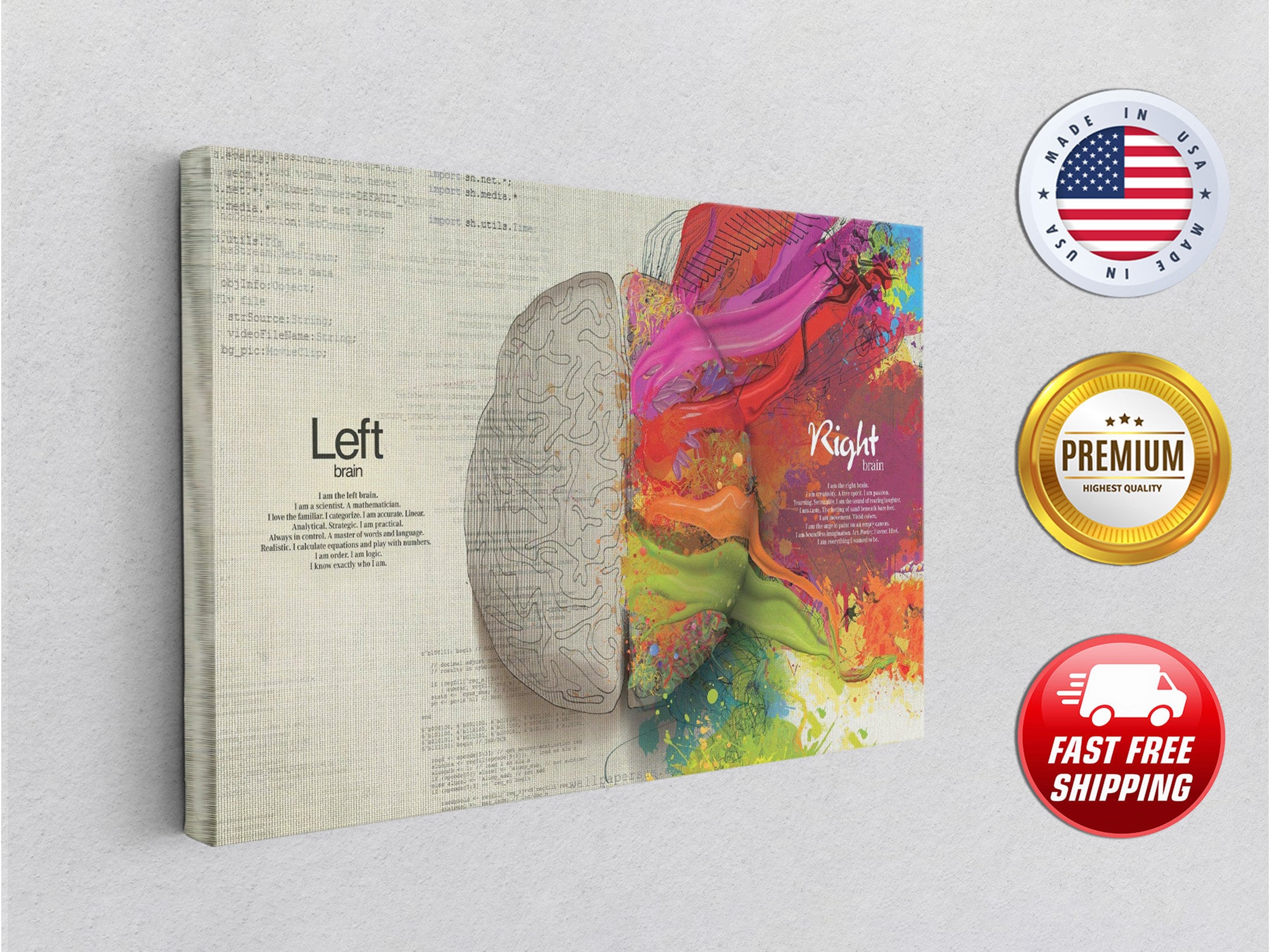 Left And Right Brain Art