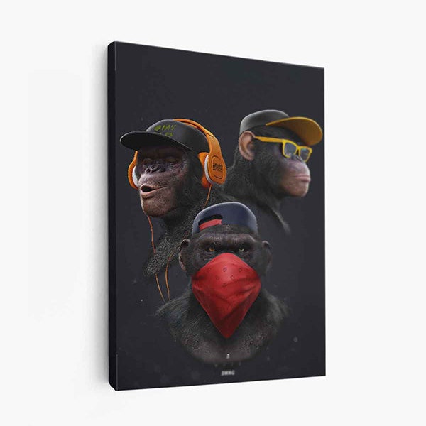 Three Monkeys - Etsy