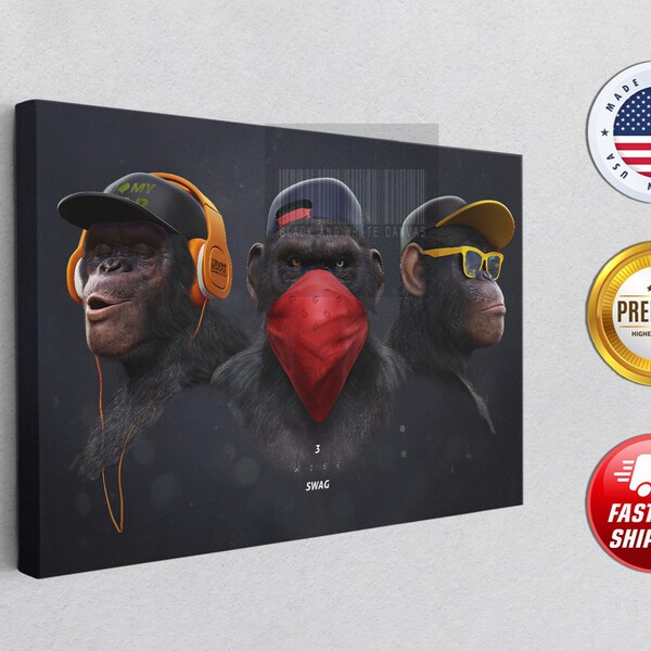 3 Wise Monkeys - Etsy