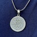 Silver Seal of Solomon Necklace, King Solomon Signet Necklace ...