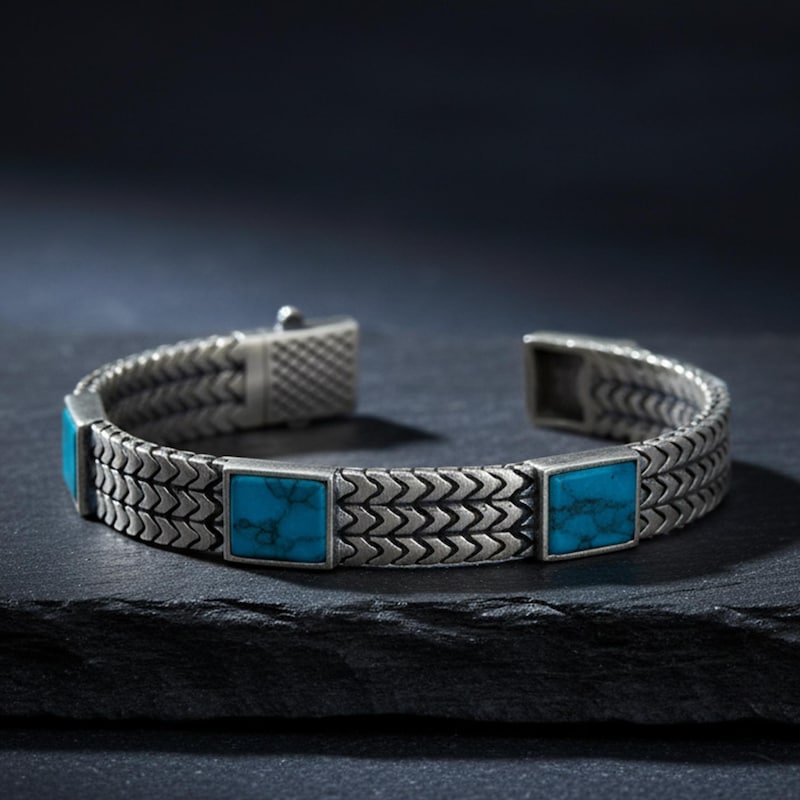 Turquoise Wrist Chain - Etsy