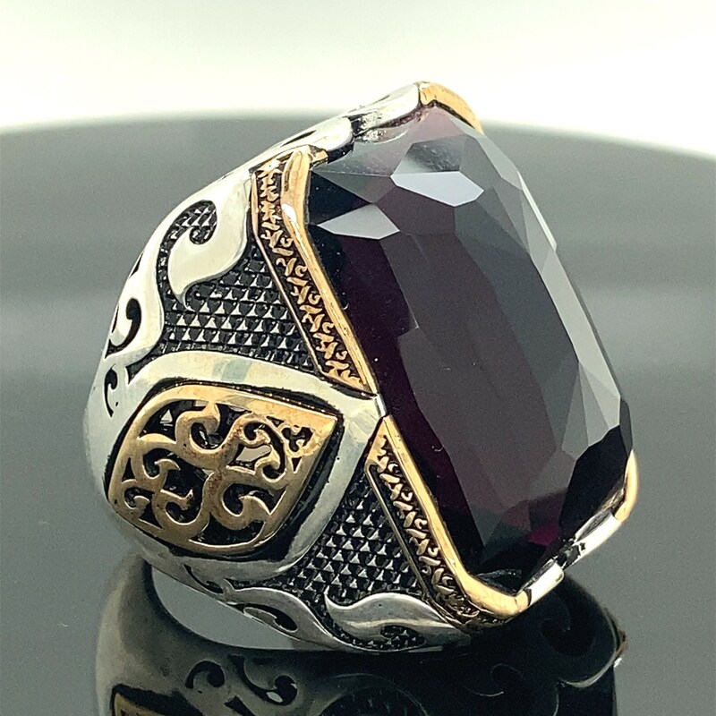 Silver Men Ring - Etsy