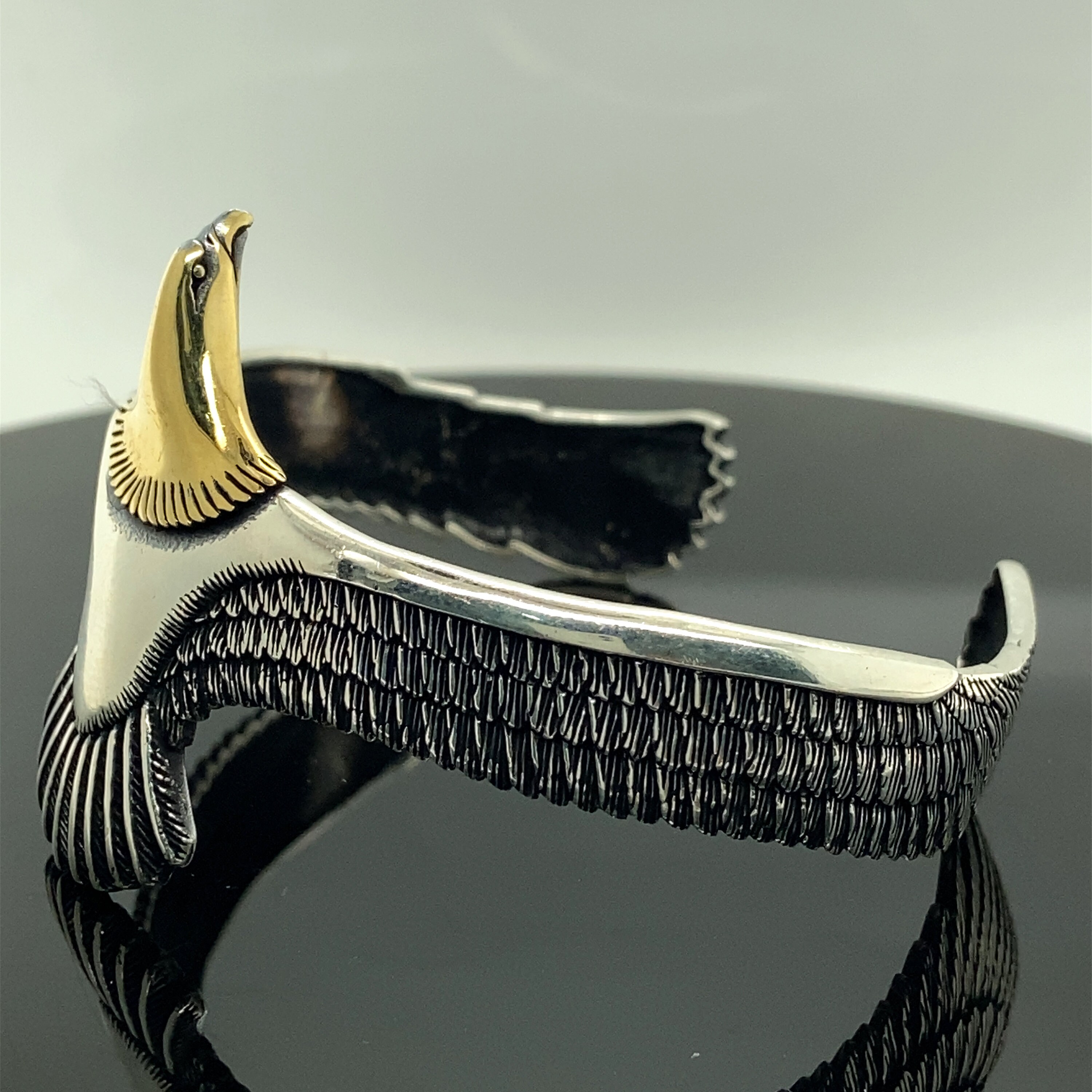 Silver Eagle Bracelet ,eagle Cuff Bracelet , Wildlife Eagle , Unisex ...