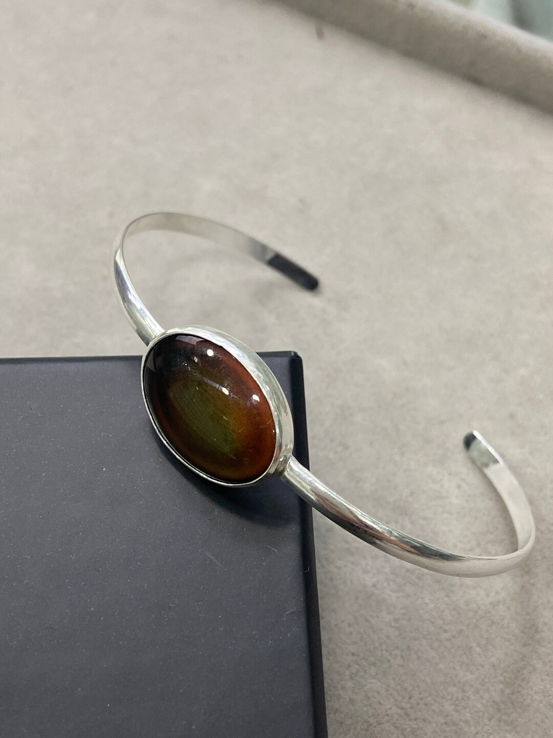 Color Changing Bracelet Silver Sense Stone Bracelet Color - Etsy