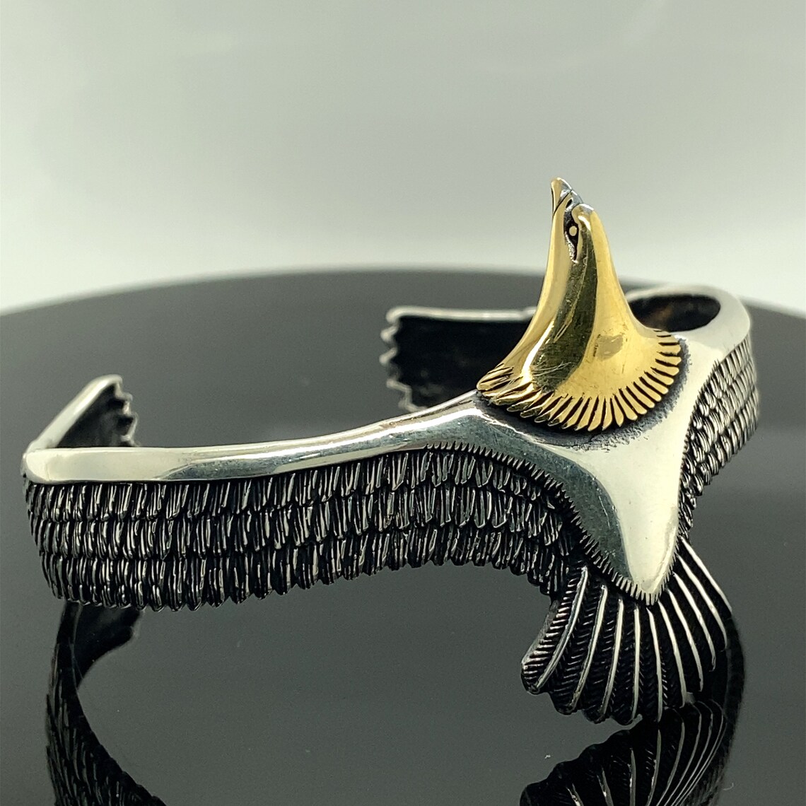 Silver Eagle Bracelet ,eagle Cuff Bracelet , Wildlife Eagle , Unisex ...