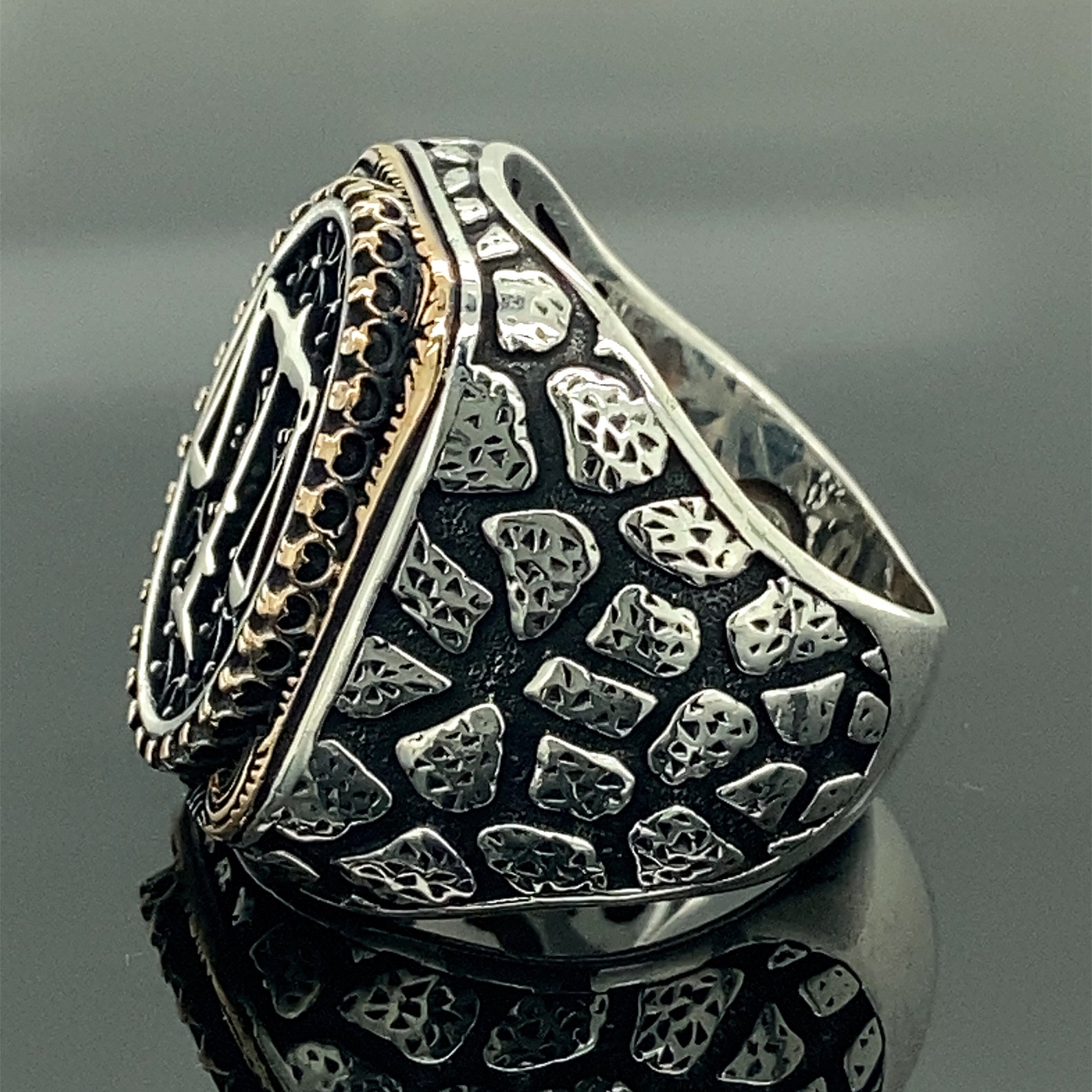 Silver Scale Ring , Men Handmade Libra Ring , Lawyer Ring , Silver ...