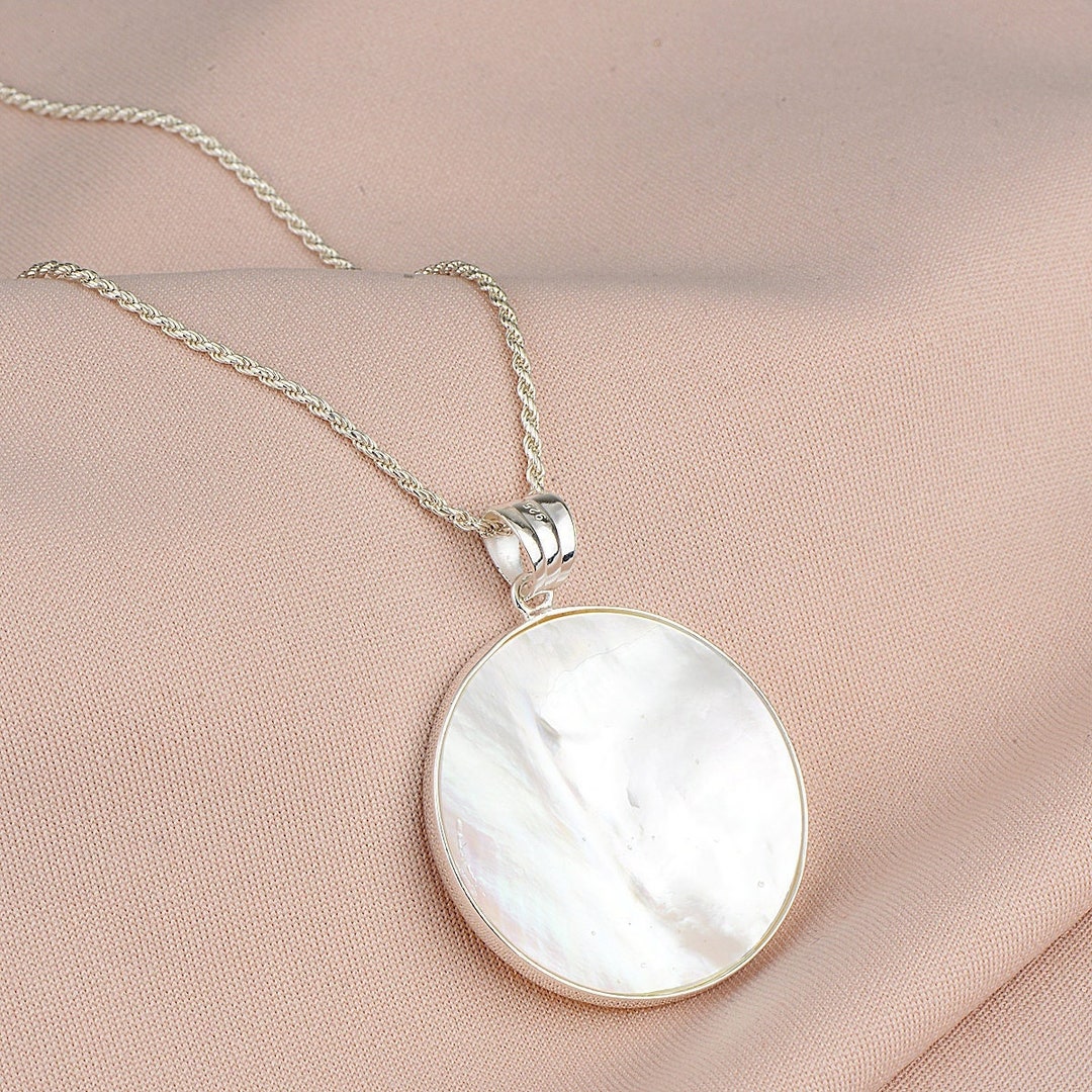 Pearl Pendant Silver - Etsy
