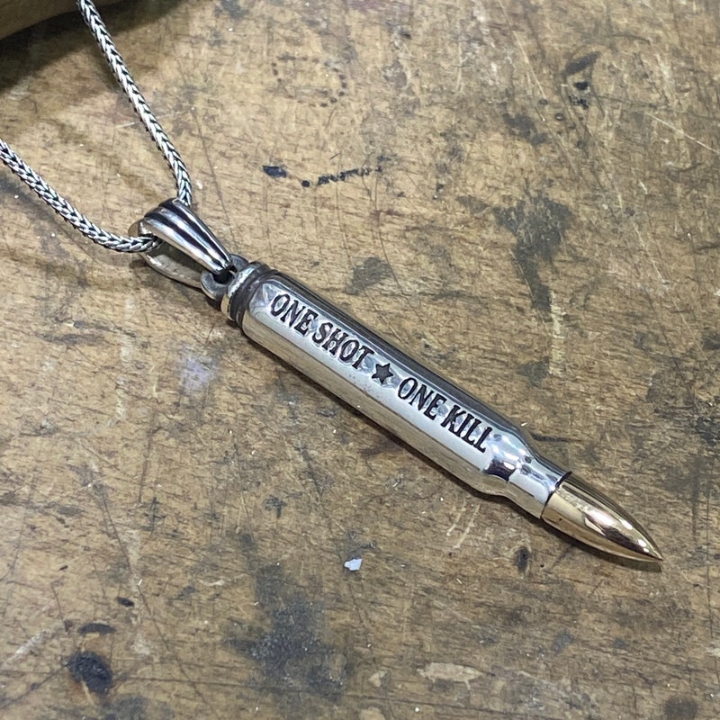 Bullet Necklace - Etsy