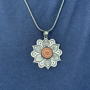 Silver Ayatul Kursi Necklace, Kalima Tawhid Necklace, Silver Arabic ...