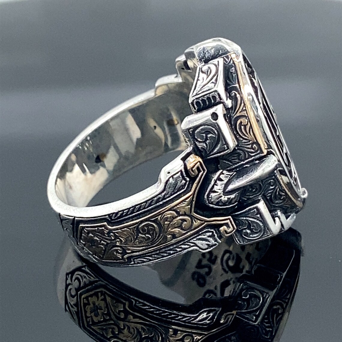 Man Handmade Ring Silver Scale Ring Men Handmade Libra - Etsy