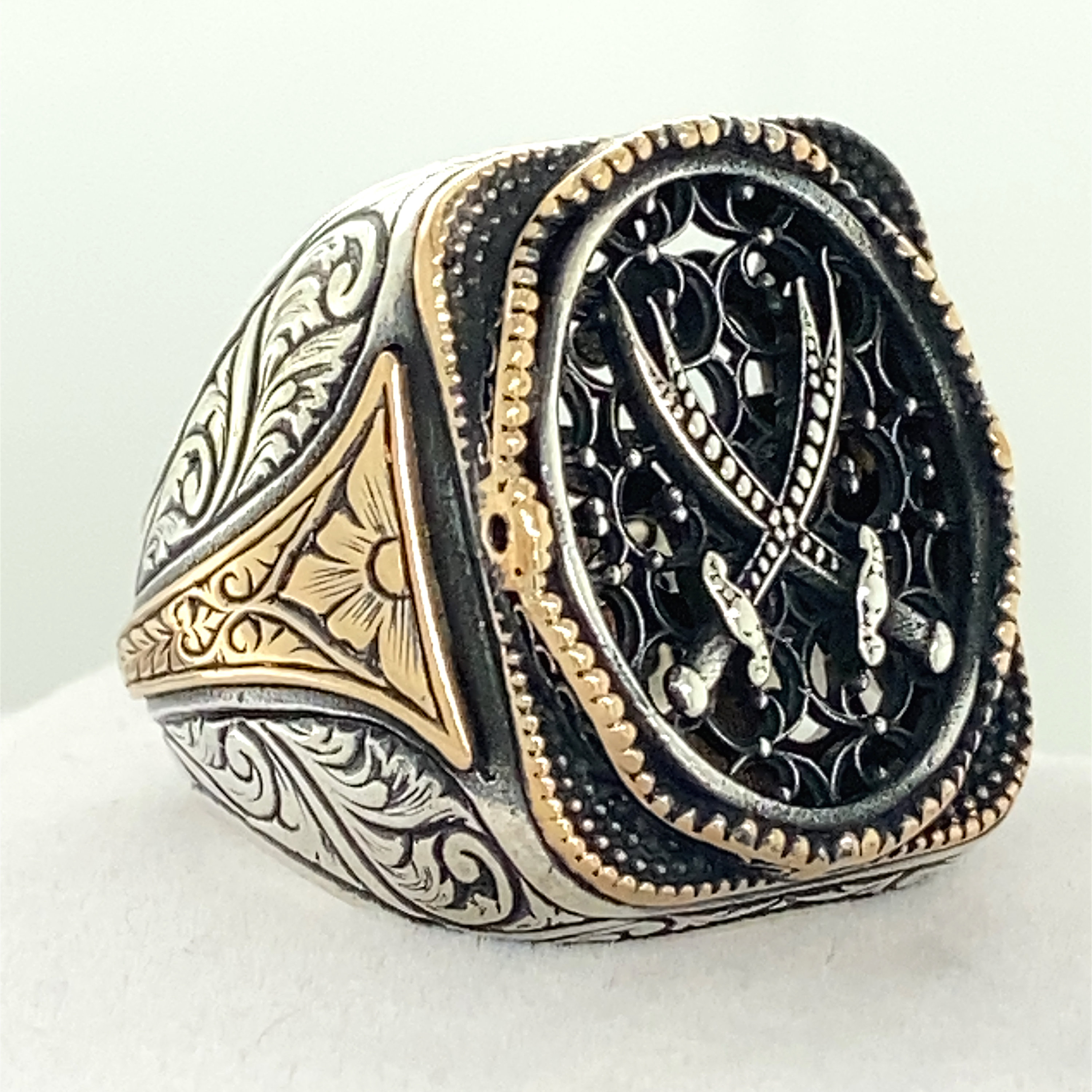 Silver Double Sword Ring Silver Zulfiqar Sword Ring - Etsy