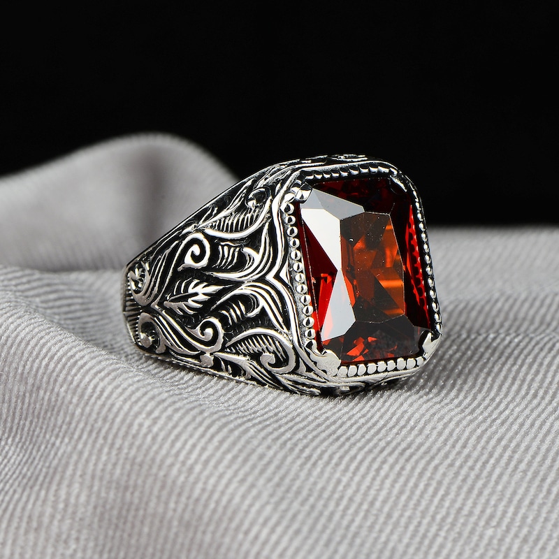 Ruby Ottoman Rings - Etsy