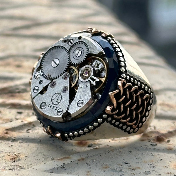 Watch Movement Ring - Etsy