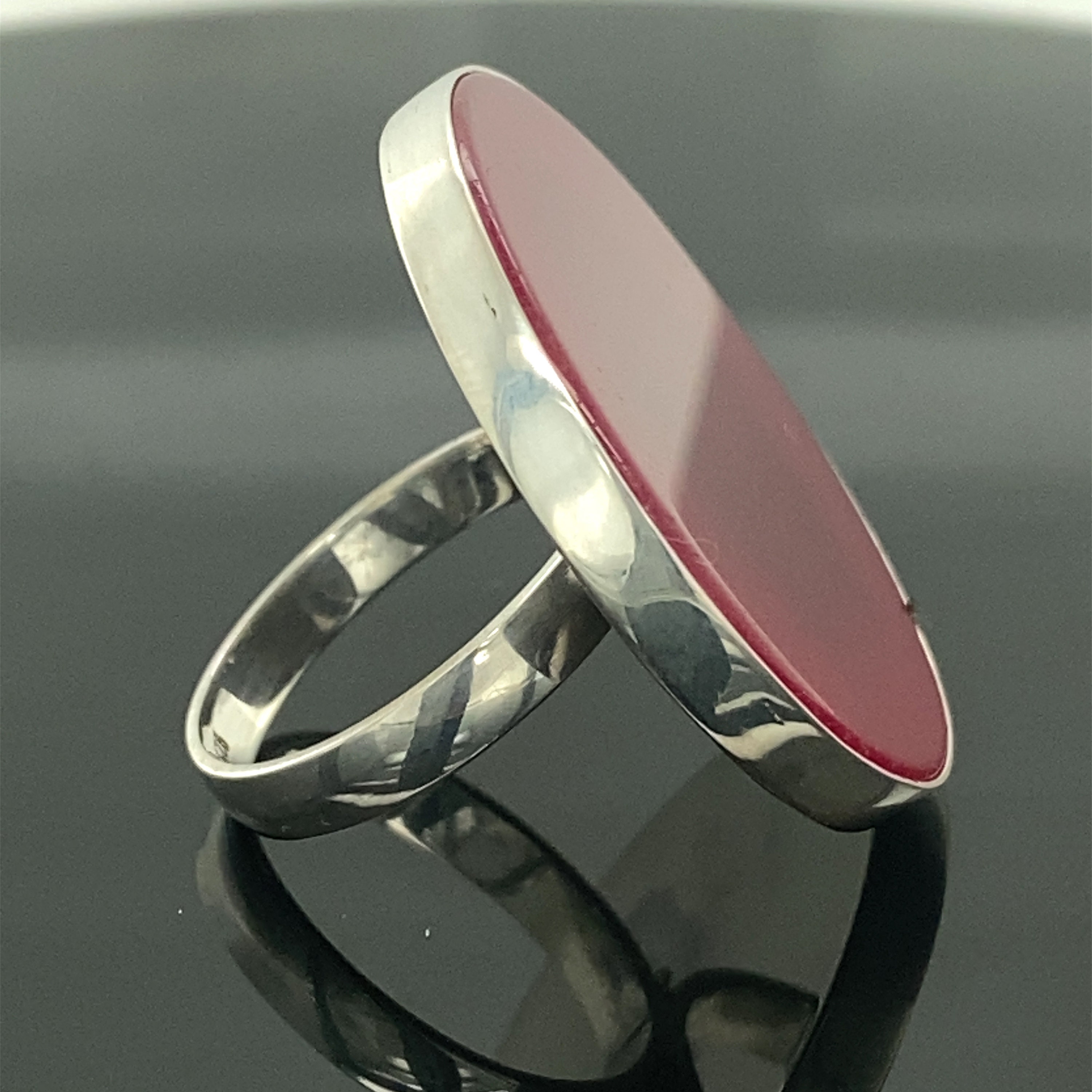 Ruby Stone Ring Round Ruby Stone Ring Big Gemstone Ring - Etsy