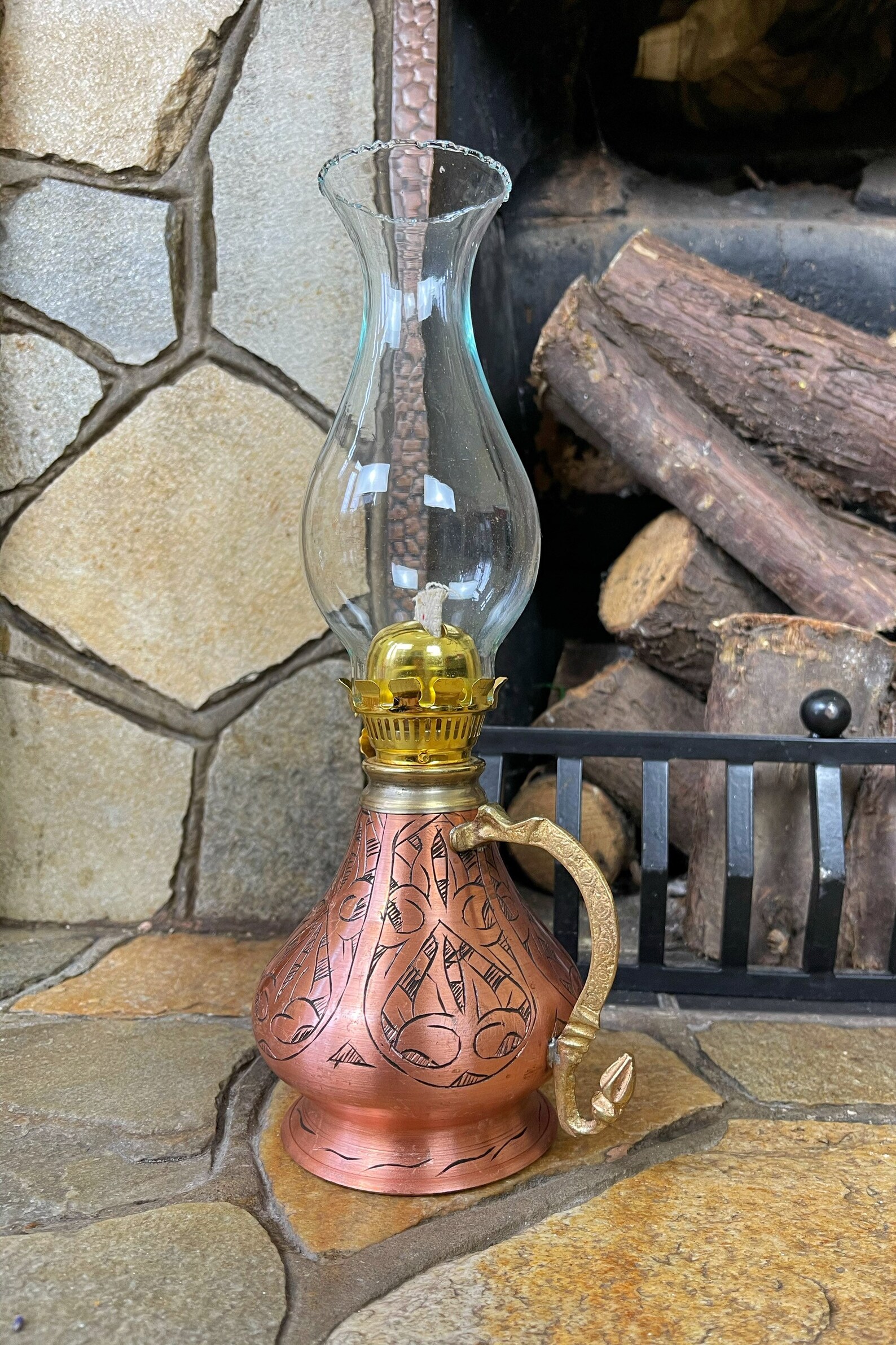 Handmade gaslight chandelier/ gas lamp | Etsy