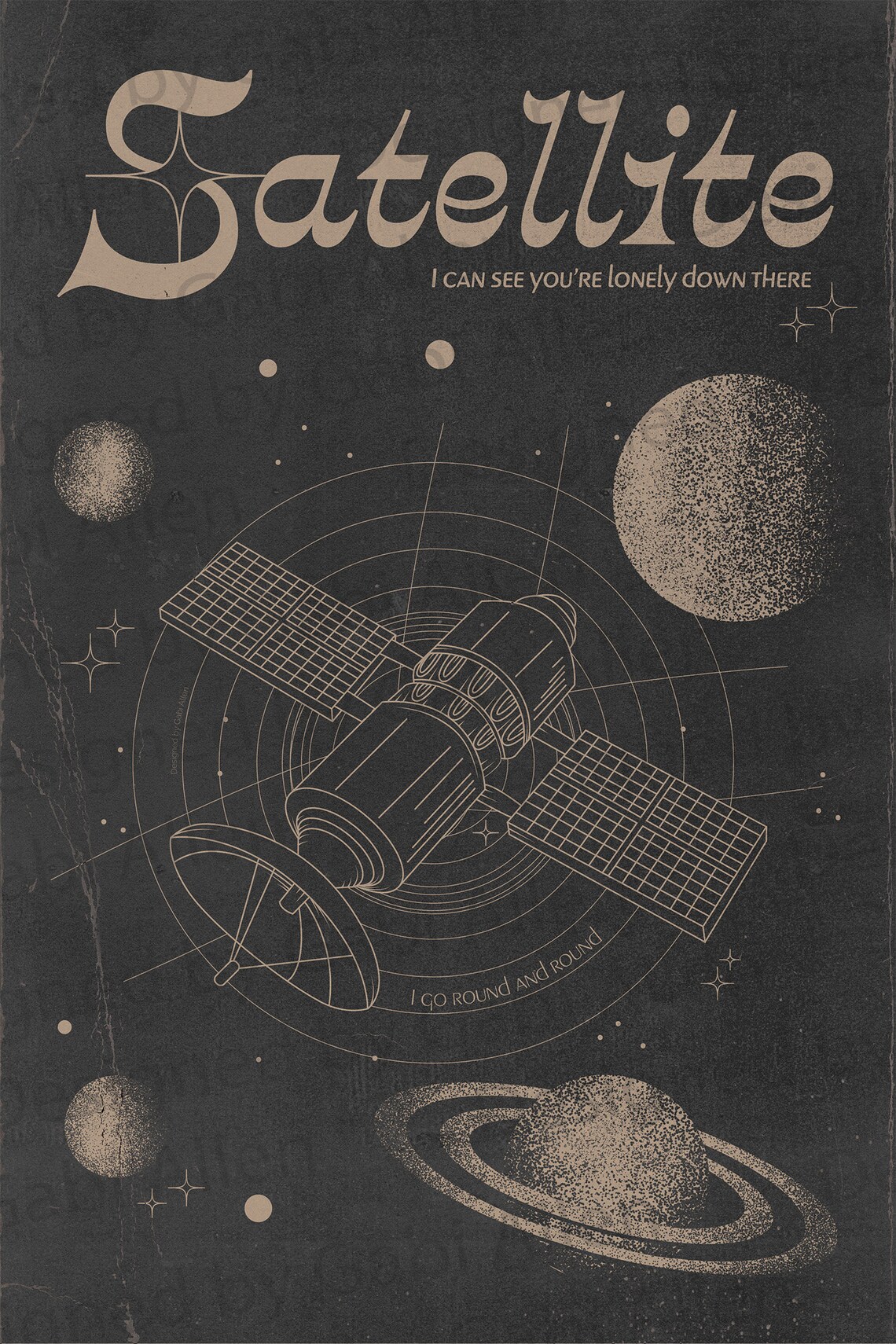 Harry Styles Satellite Print Digital Download Poster - Etsy