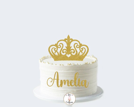 Princess Cake Topper, Personalized Cake Topper, Birthday Cake Topper by ...