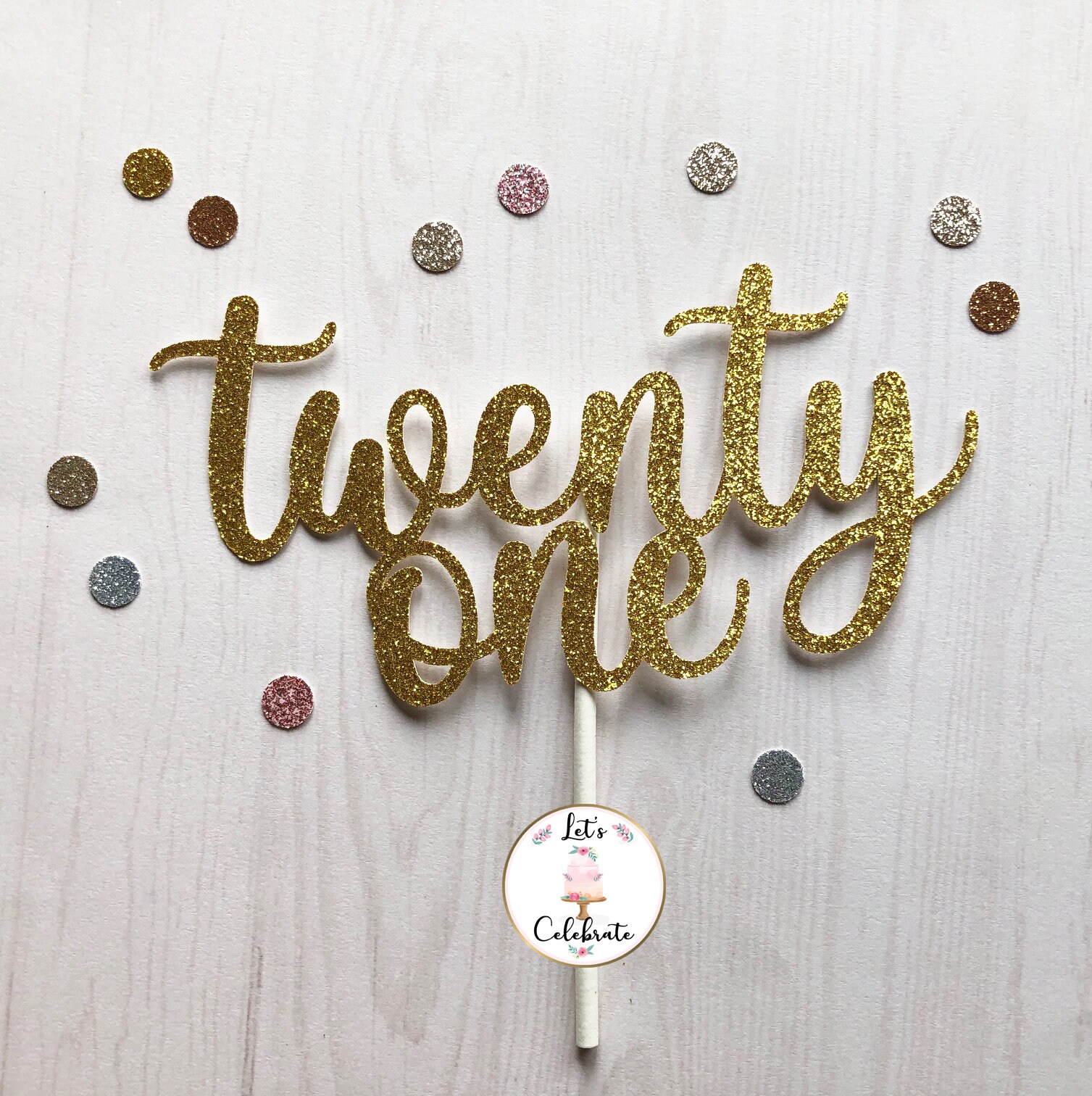 Twenty One Cake Topper 21 Cake Topper Birthday Cake Topper - Etsy Canada