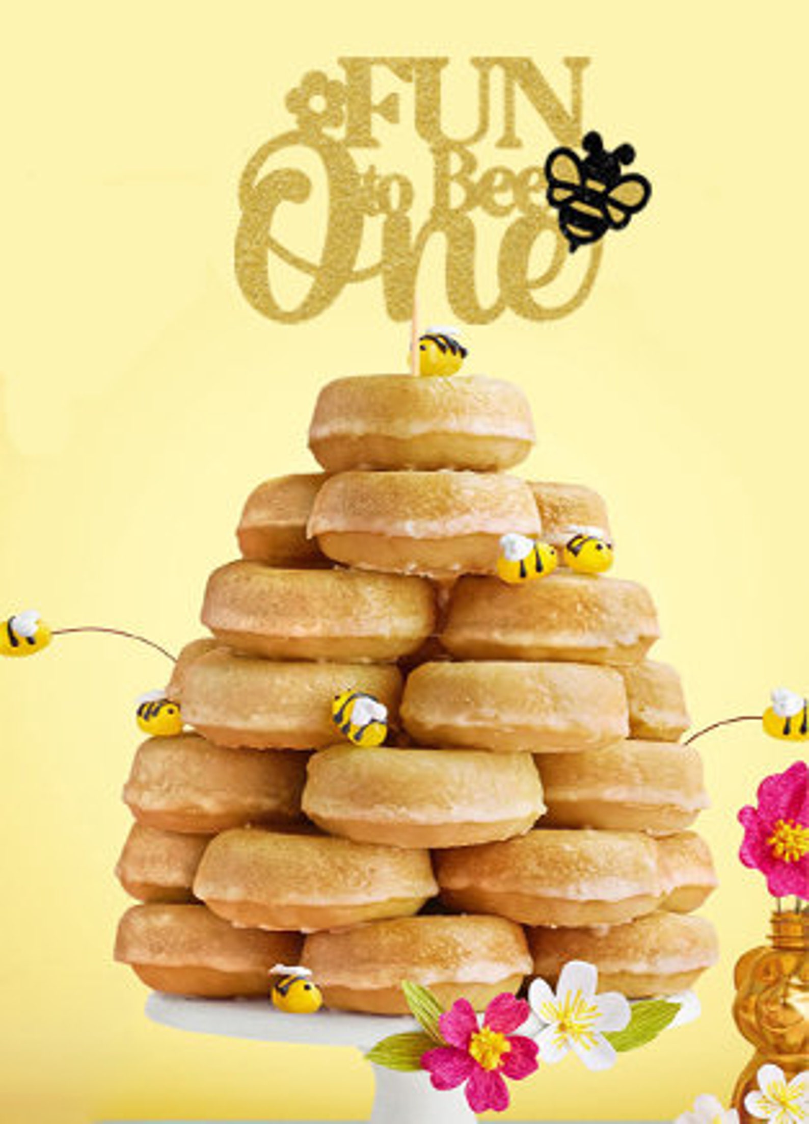 Fun to Bee One Cake Topper First Birthday Cake Topper Bee - Etsy Canada