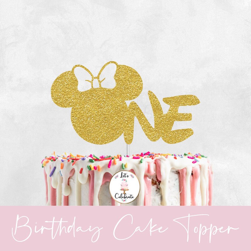 Minnie Cake Topper - Etsy