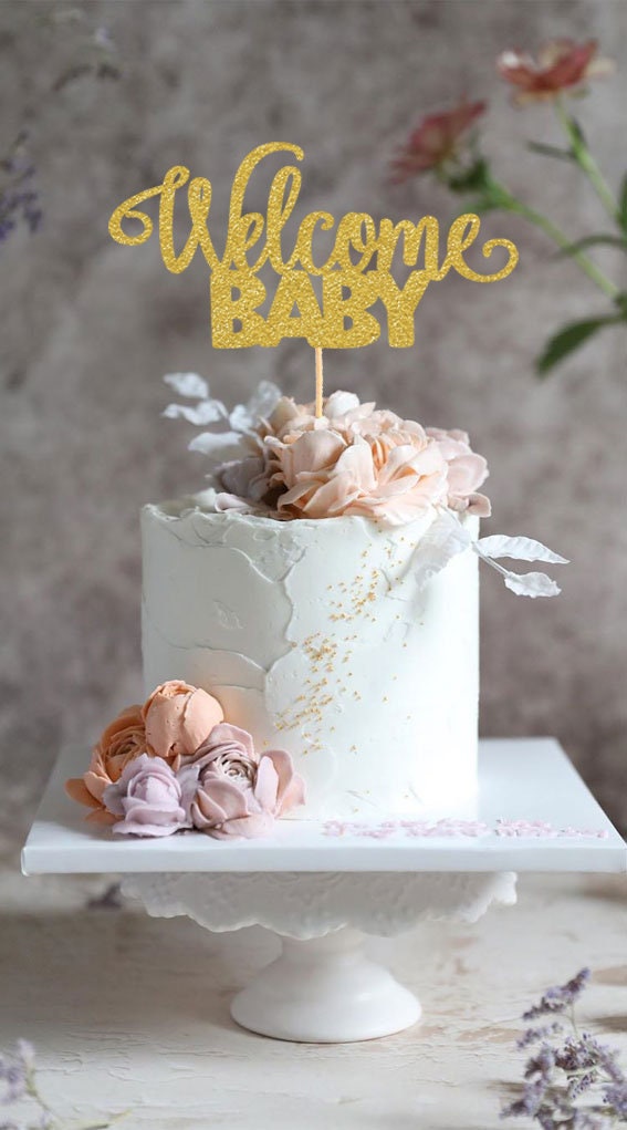 Welcome Baby Cake Topper Baby Shower - Etsy