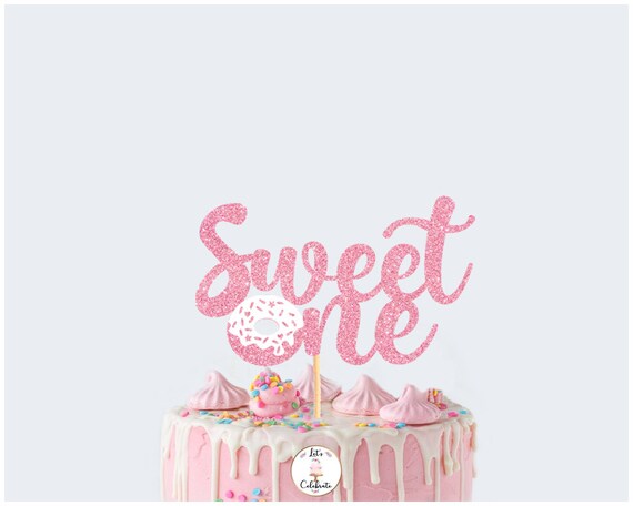 Sweet One Cake Topper, Donut Cake Topper, First Birthday Cake Topper by ...