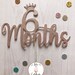 6 Months Cake Topper, Any Month Cake Topper , Age Cake Topper - Etsy