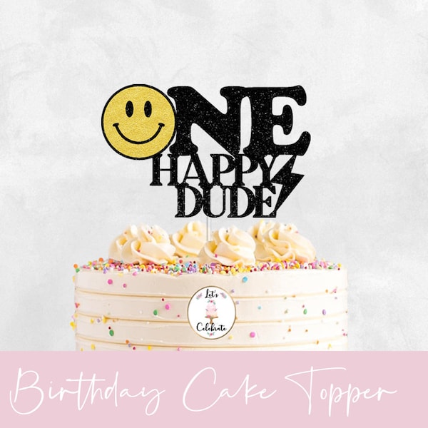 One Happy Dude Birthday Decorations - Etsy