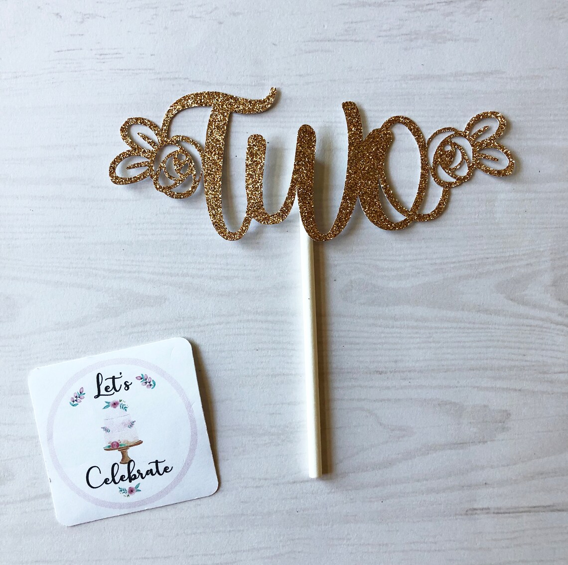 Two Cake Topper Second Birthday Cake Topper Birthday Party | Etsy Canada