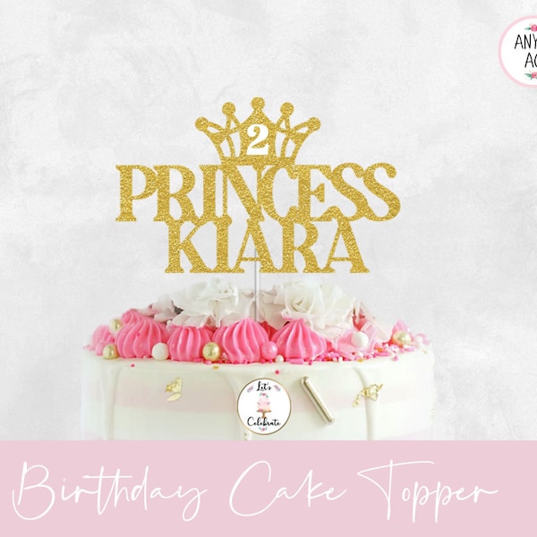 Princess Cake Topper - Etsy