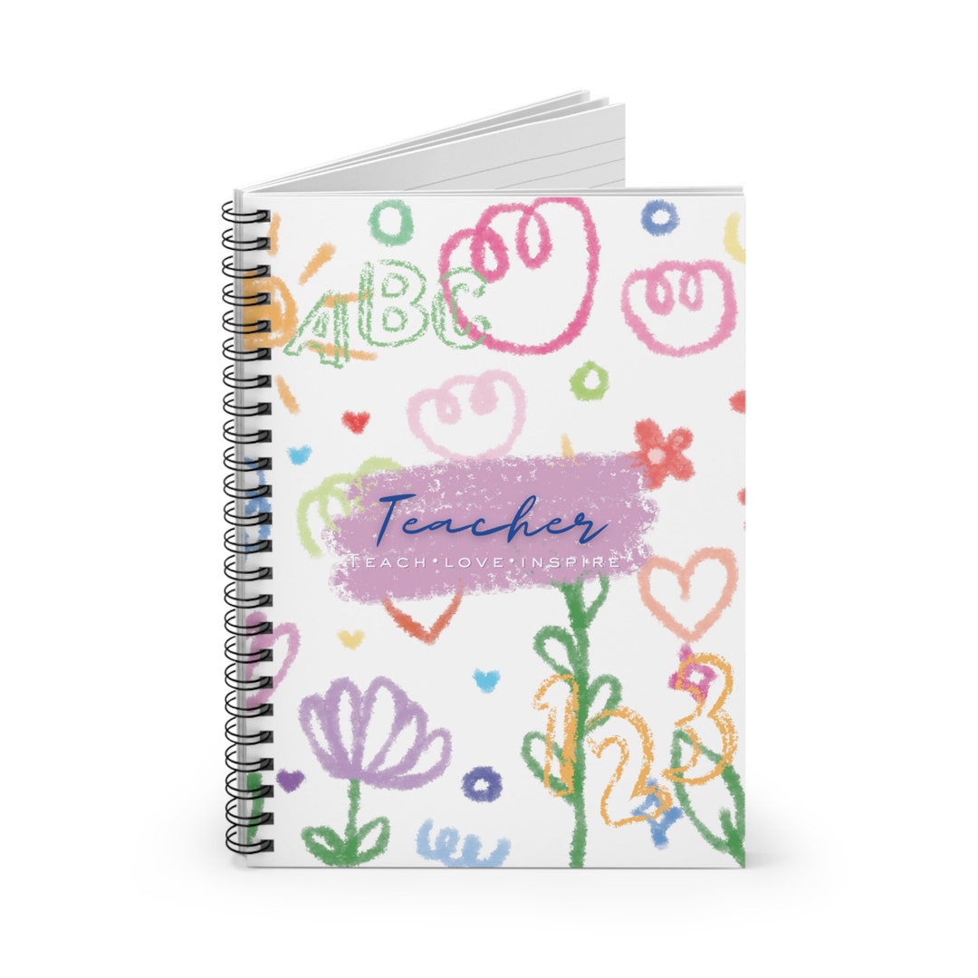 Teacher Appreciation Week, Teacher Spiral Notebook Ruled Line, Gifts ...