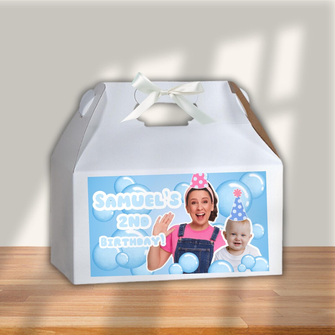 Ms Rachel Gable Box Icky Sticky Bubblegum, Boys Blue Bubblegum, Party ...