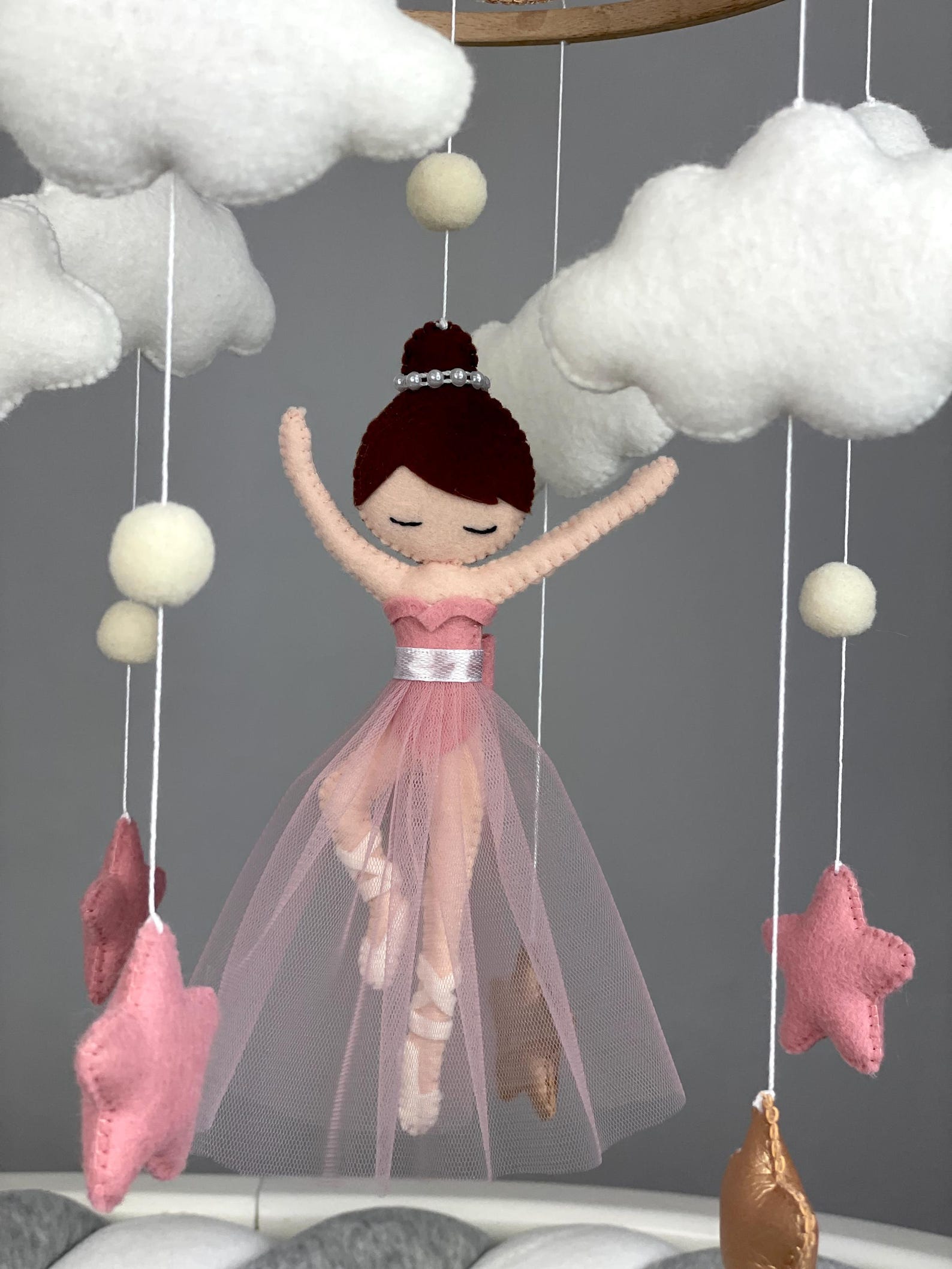 Ballerina Baby Mobile Girl Ballerina Nursery Decor Ballet Mobile ...