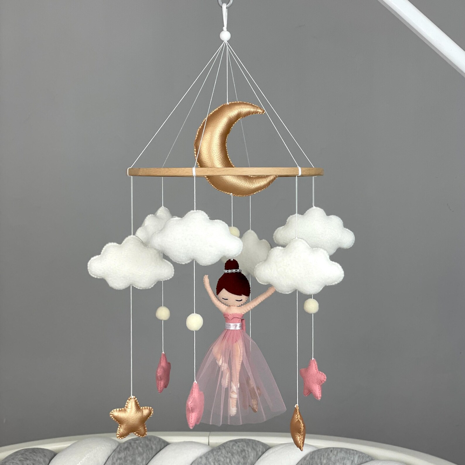 Ballerina Baby Mobile Girl Ballerina Nursery Decor Ballet Mobile ...