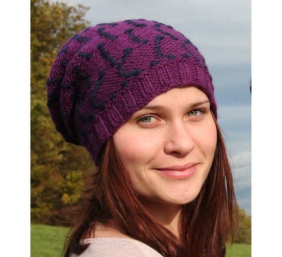 Merino Wool Handmade Fair Trade Slouchy Beanie 2 Flop Winter - Etsy ...